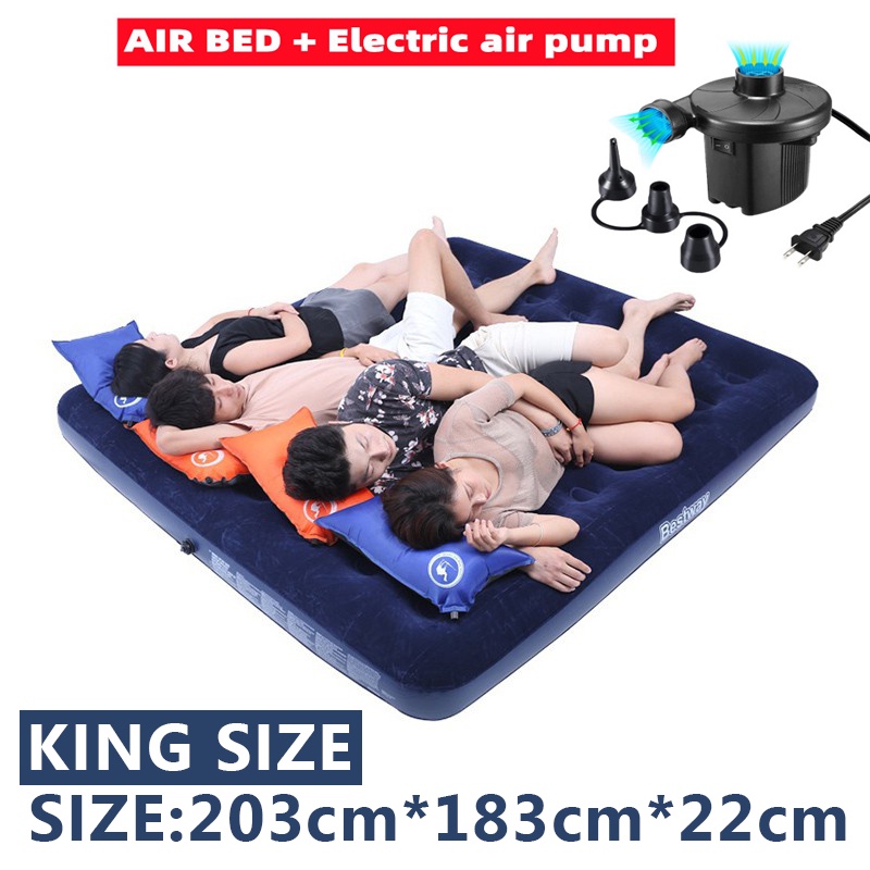 Bestway Inflatable air bed Double Person airbed WITH FREE Manual Air ...