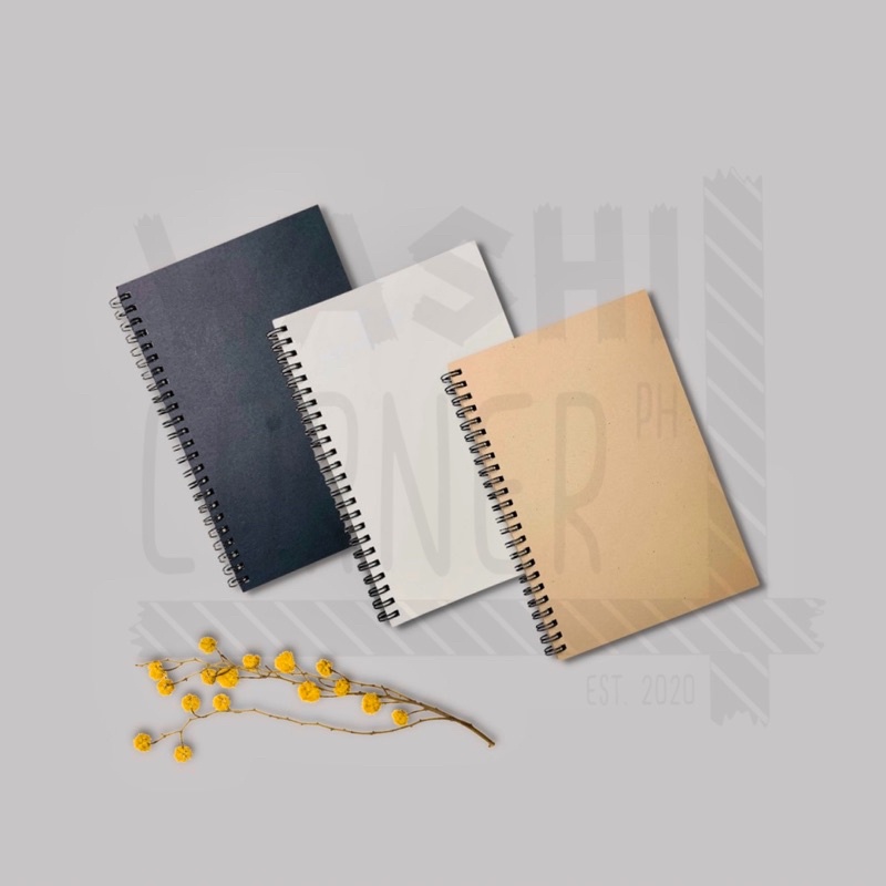 SPIRAL KRAFT NOTEBOOK | B6/A5/B5 | WASHI CORNER | Shopee Philippines