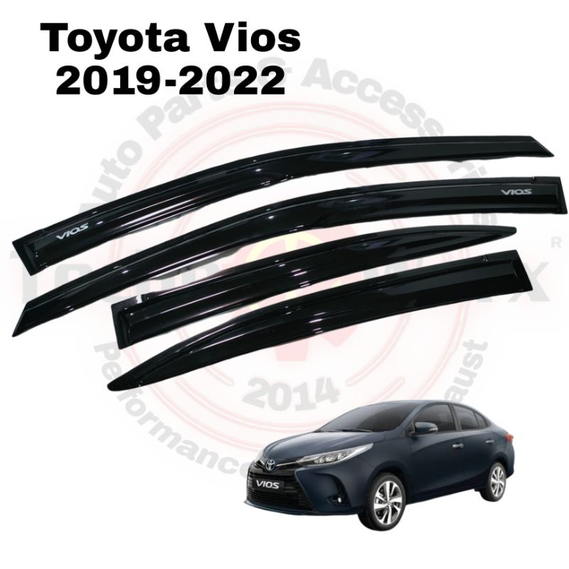 Toyota VIOS GEN 4 Window Visor High Quality Flexible 2019 2020 2021 ...