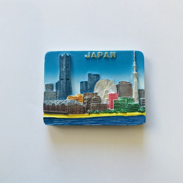 Fridge Magnets Tokyo Magnet Travel Resin Mt. Fuji Hokkaido Refrigerant ...