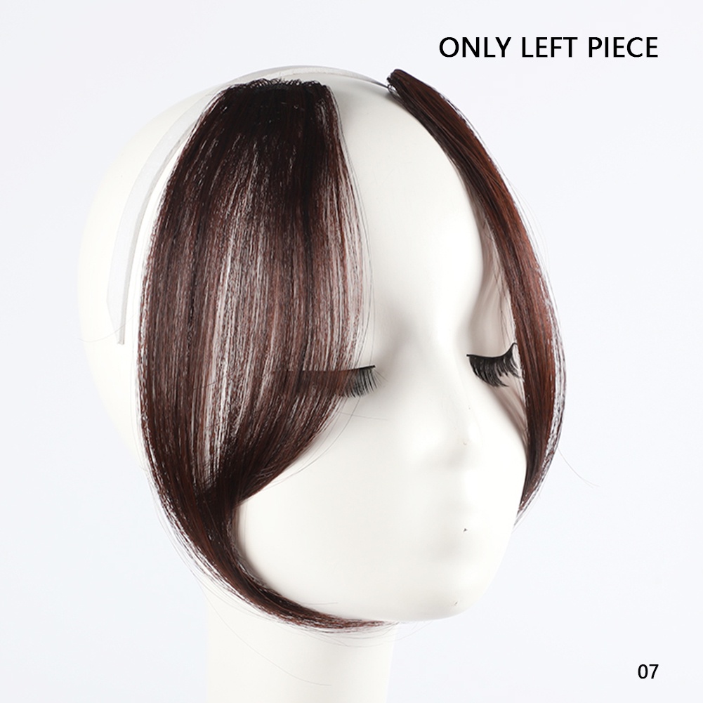 HW Natural Invisible Front Side Bangs for Woman with Fake Fringe Hair ...