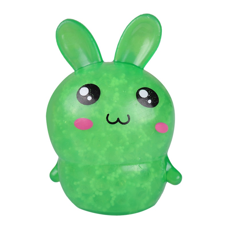 Bunny Stress Ball Squeeze Pinch Vent Ball Decompression Color Bead ...