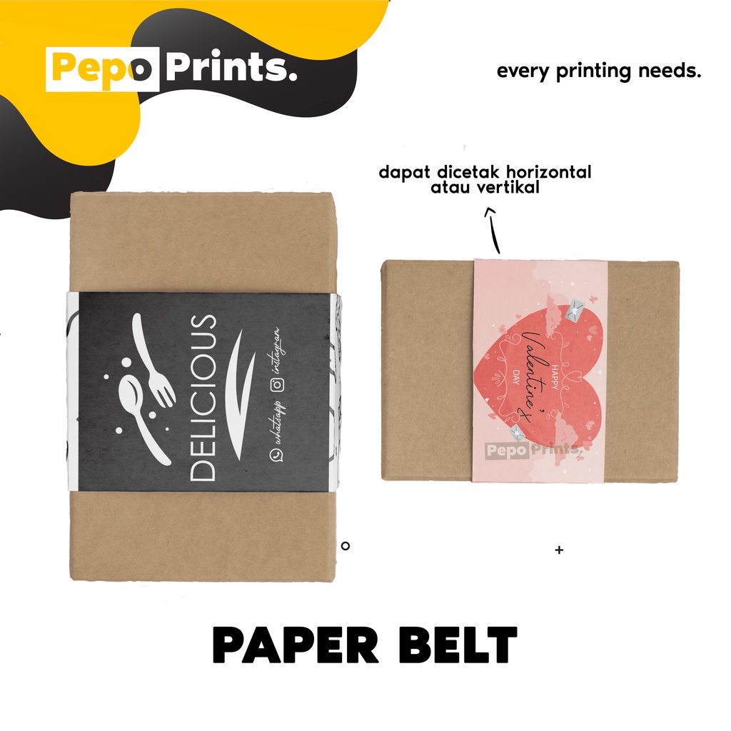 Pepo - Paper Belt Paper Packing Custom Box | Shopee Philippines