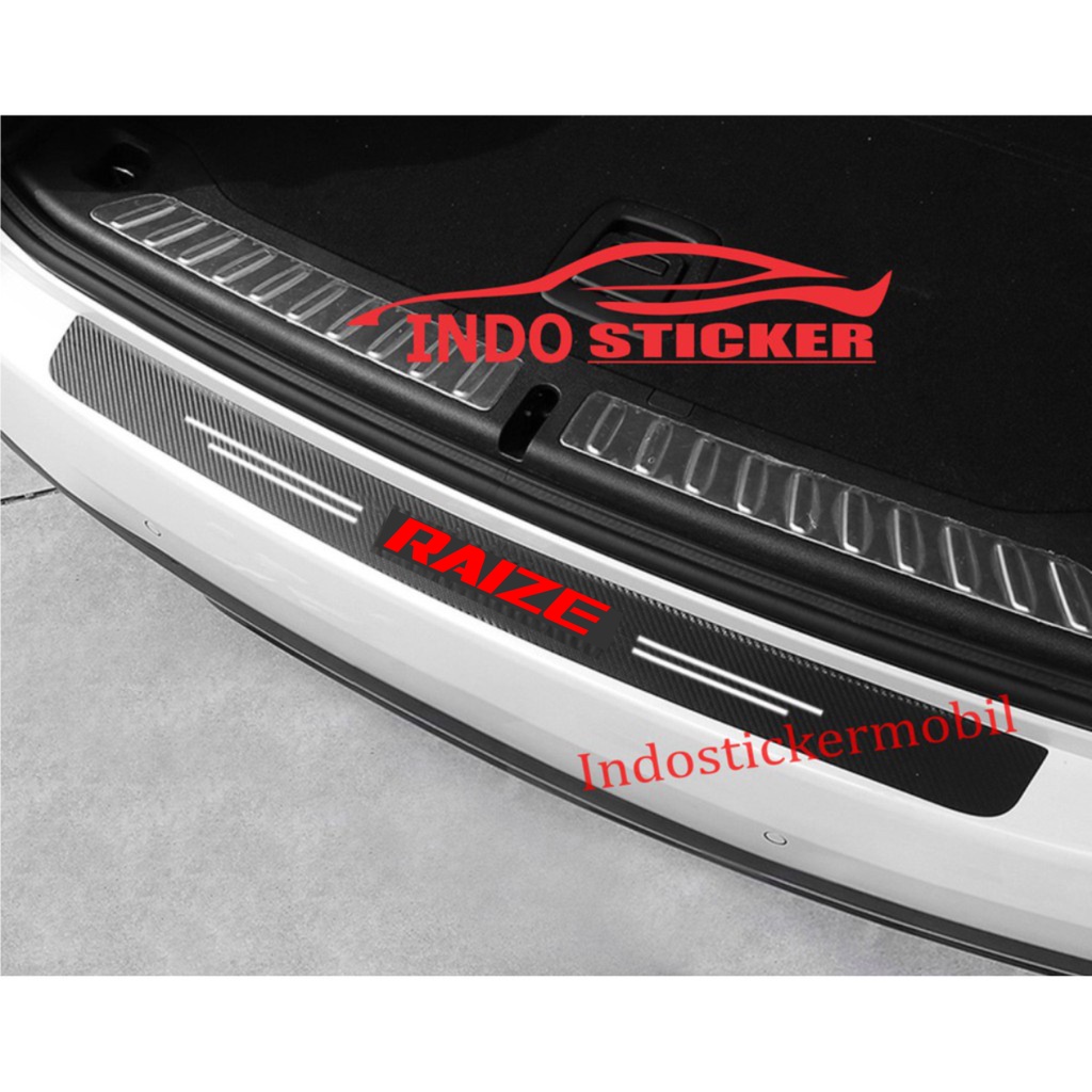 Car STICKER RAIZE STICKER Carbon 3D Car Rear Trunk Protector TOYOTA ...