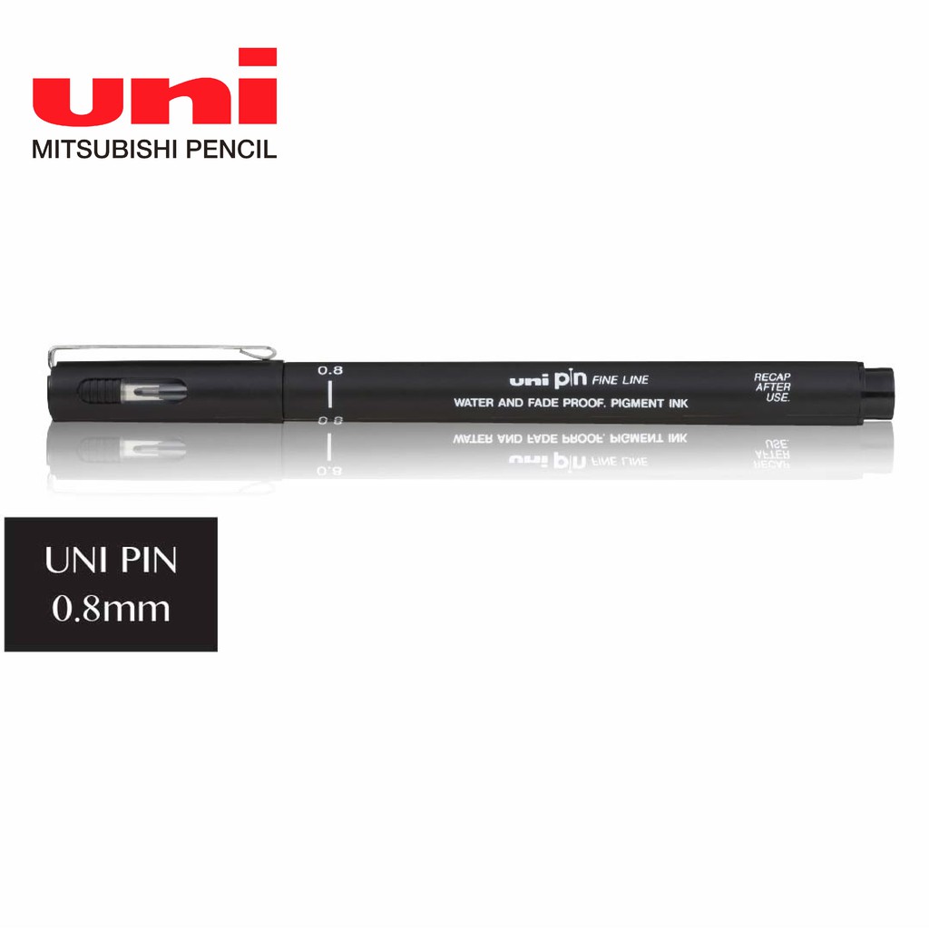 【Uni】Pin Pigment Ink Fine Line Drawing Pen 0.03-1.2mm PIN-200 1pc ...