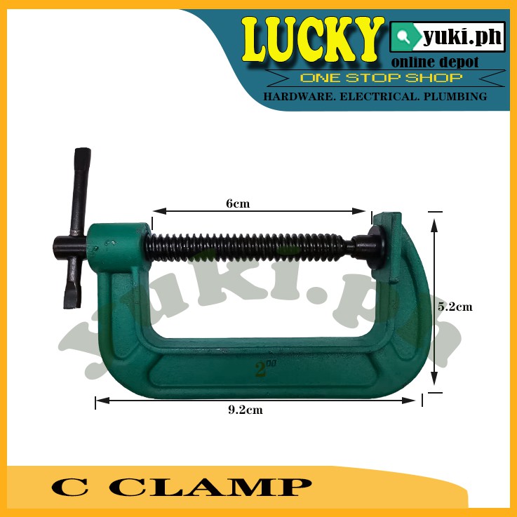 C CLAMP/WOODWORKING CLAMP (SIZE: 2" / 3" / 4" / 5" / 6" ) SOLD PER ...