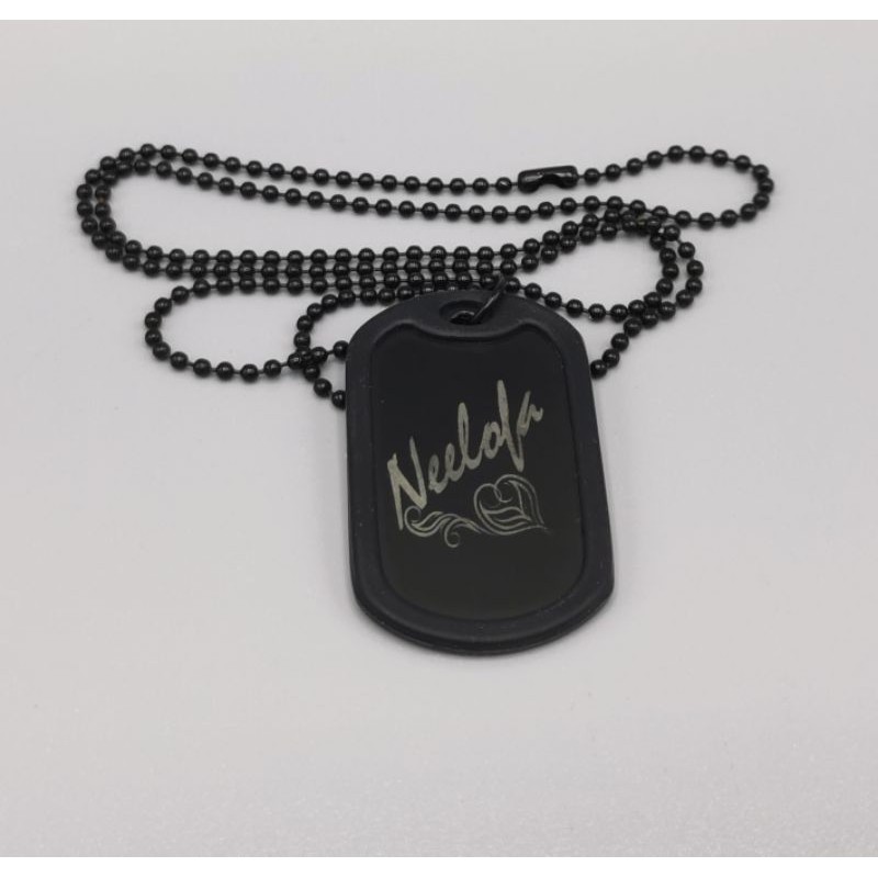 Personalized Custom Rantai Engrave Nama, Anniversary | Shopee Philippines