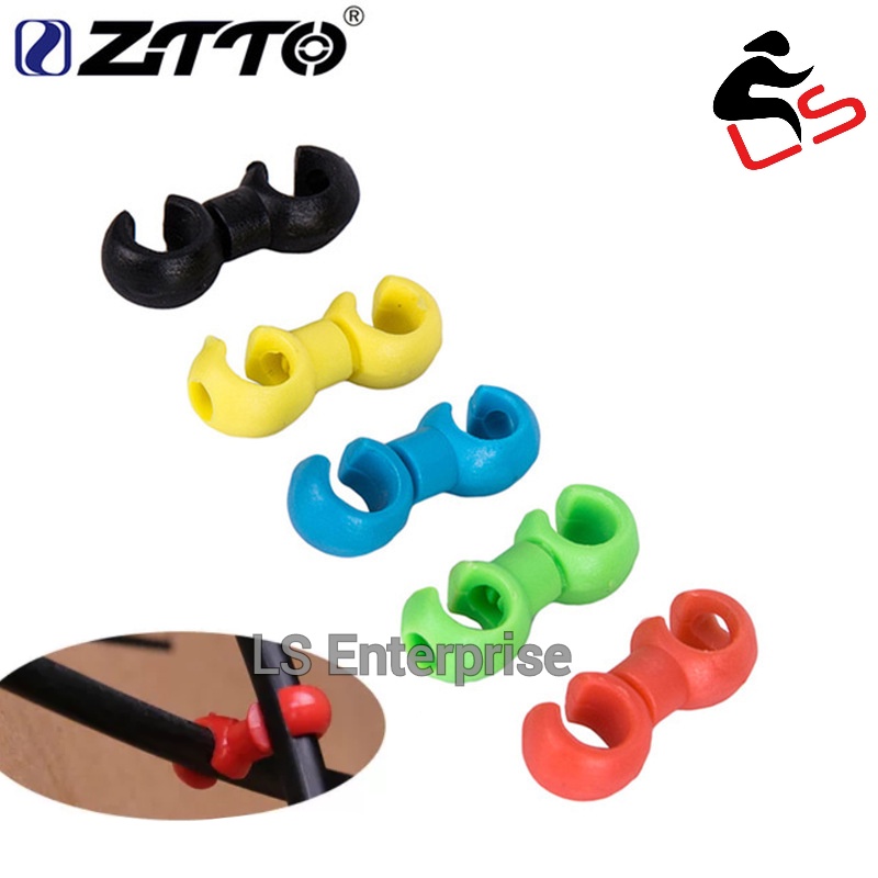 ZTTO Bicycle MTB Brake Cable S Style Clips Buckle Hose Guide Bike Cross ...