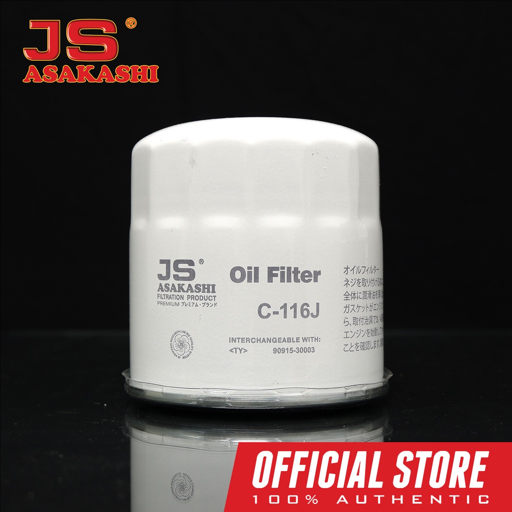 JS Oil Filter C116J for Toyota Camry, Carina, Corolla, Estima, Lite Ace ...