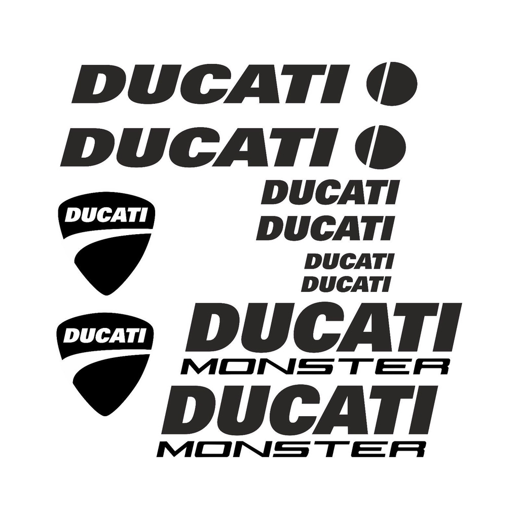 1Set Ducati decals stickers | Shopee Philippines