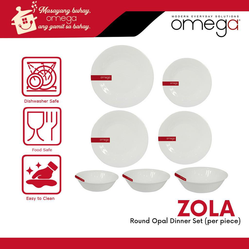 Omega Houseware Zola Round Opal Dinner Set (per piece) | Shopee Philippines