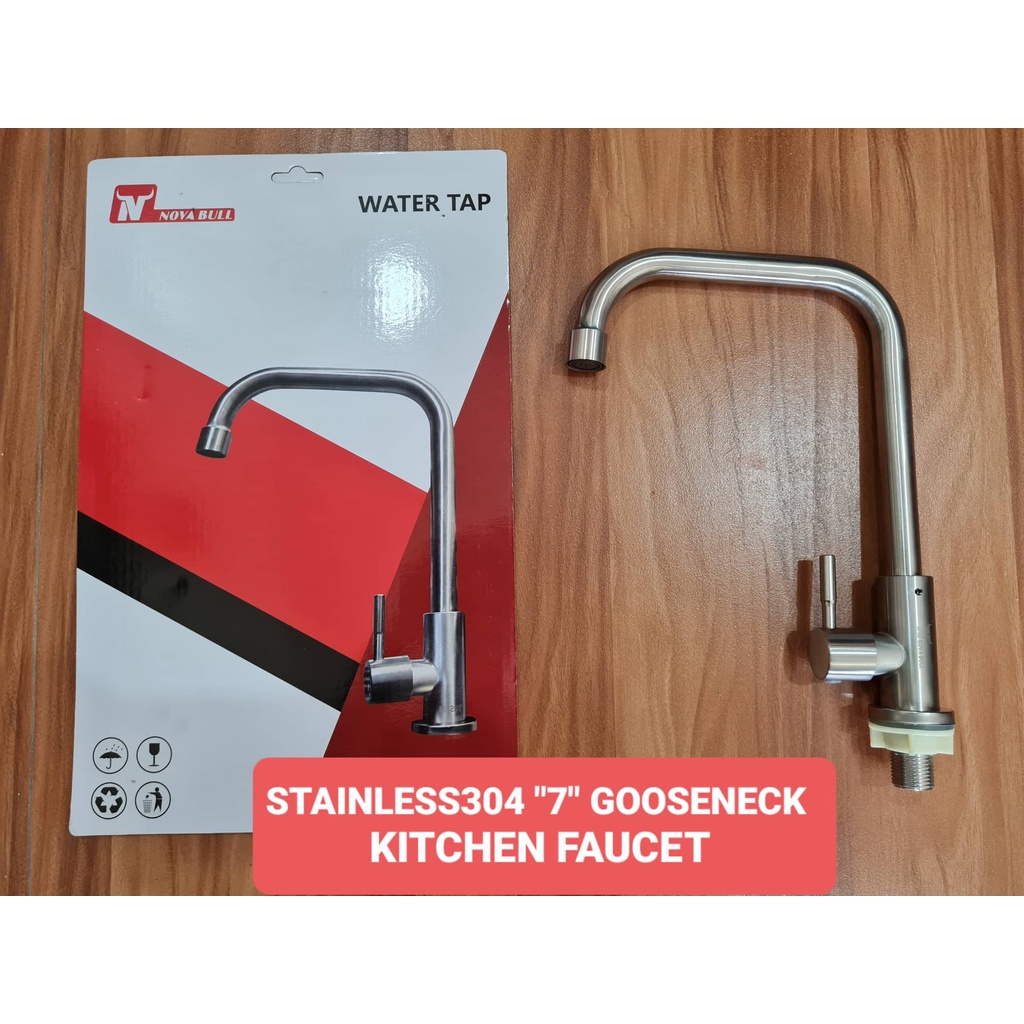 Stainless Kitchen Sink Faucet 7 Type Design ss304 Gooseneck Kitchen ...