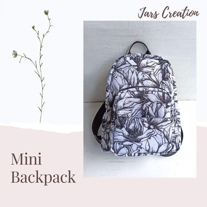 Jars Creation Mini Backpack - Made to order | Shopee Philippines