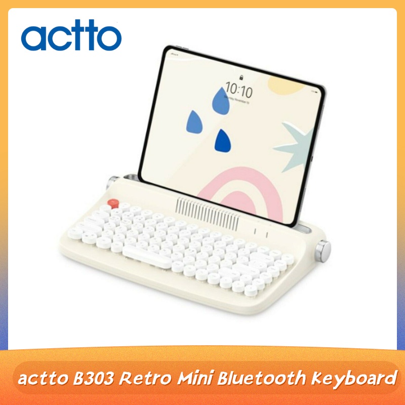 Original Actto B303 Korean Keyboard Retro keyboard Mini Bluetooth ...
