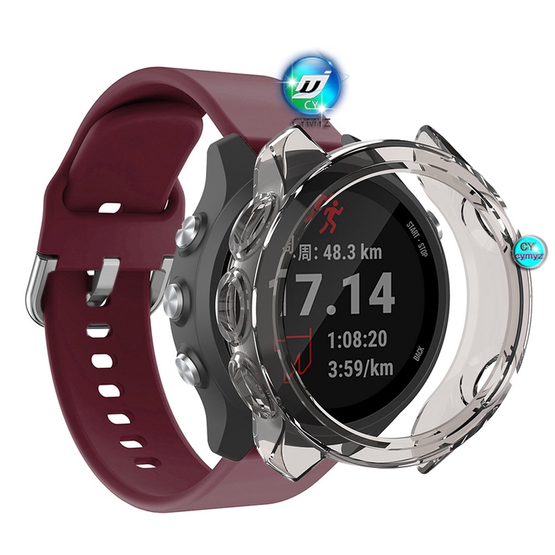 Garmin Forerunner 245 strap Silicone strap Garmin Forerunner 245 music ...