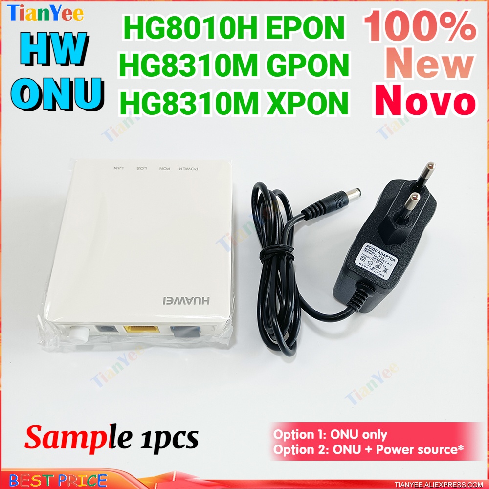 &Sample 1pcs 100% Original New Gpon ONU HG8310M ftth HG8010H Fiber ...