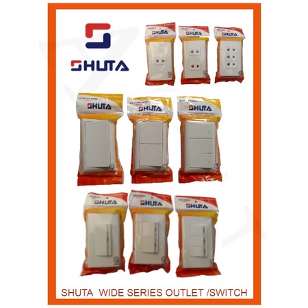 SHUTA WIDE SERIES / SUPER WIDE SERIES OUTLET & SWITCH ( 1GANG - 3GANG ...