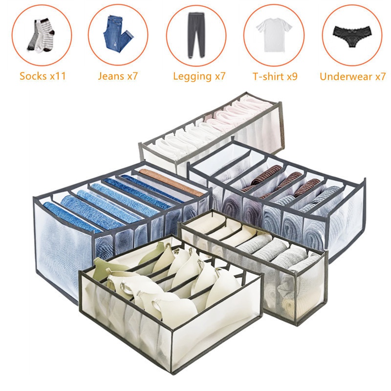 Wardrobe Clothes Organizer Closet Organizers and Storage Pants Jeans ...