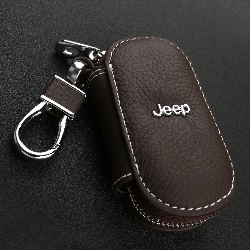 Jeep Universal high quality lychee texture leather key case cover ...