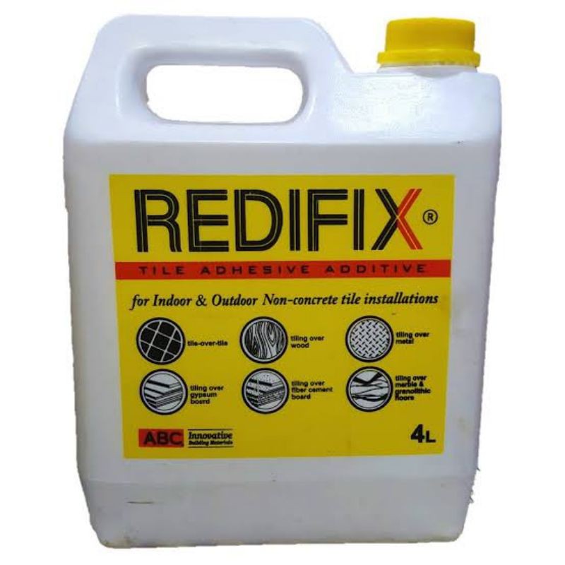 Redifix Tile Adhesive Additive 4L | Shopee Philippines