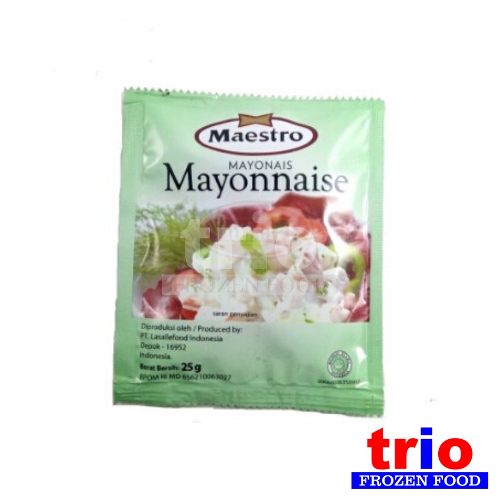 Maestro Mayonnaise Mayo Original Sachet 25gr | Shopee Philippines