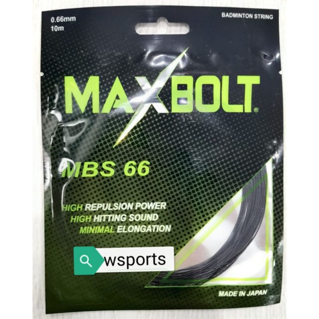 Badminton String Maxbolt MBS 66 MBS66 Original | Shopee Philippines