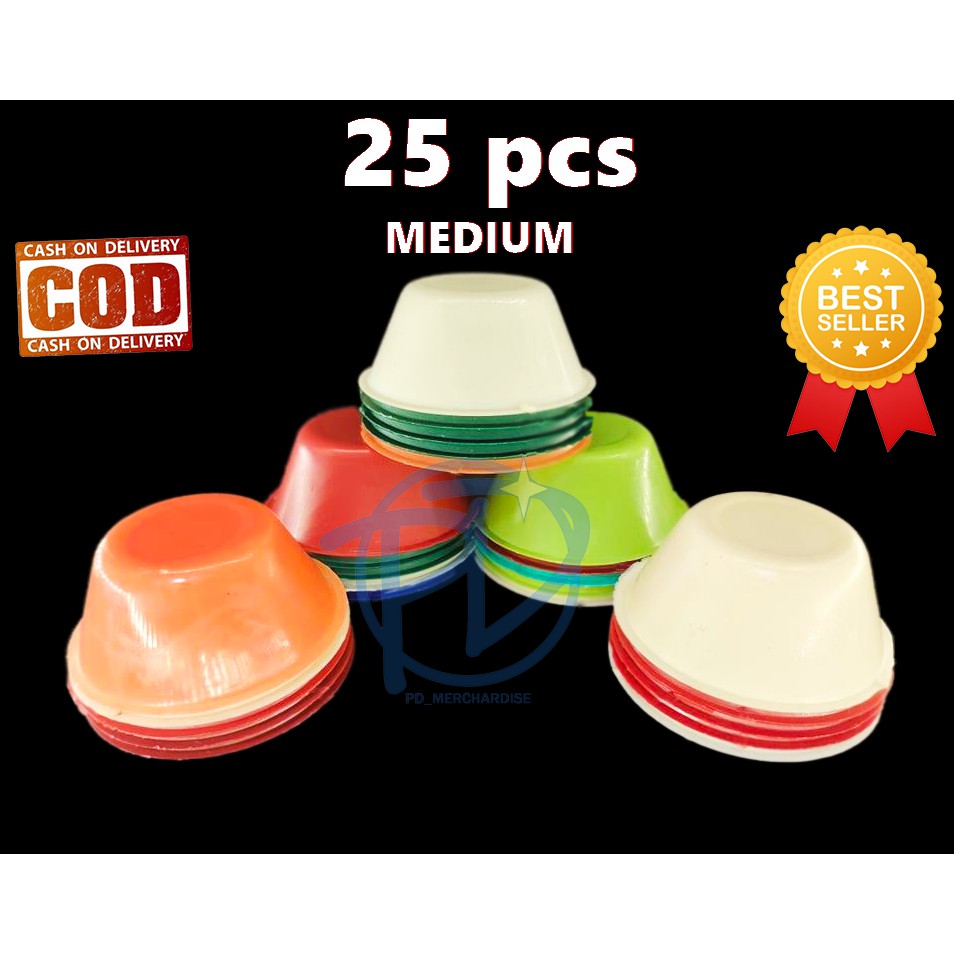 COD PD 25 PCS MEDIUM PUTO MOLDER CUPCAKE MOLDERS KITCHENWARE BAKEWARE ...