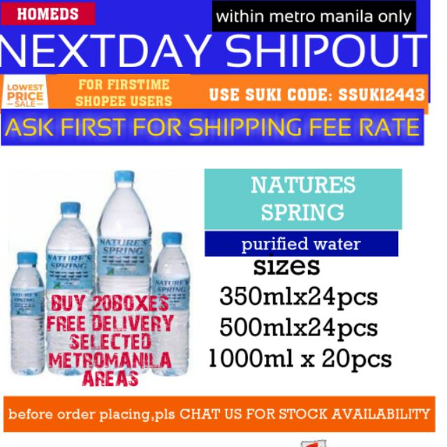 Shop nature's spring for Sale on Shopee Philippines
