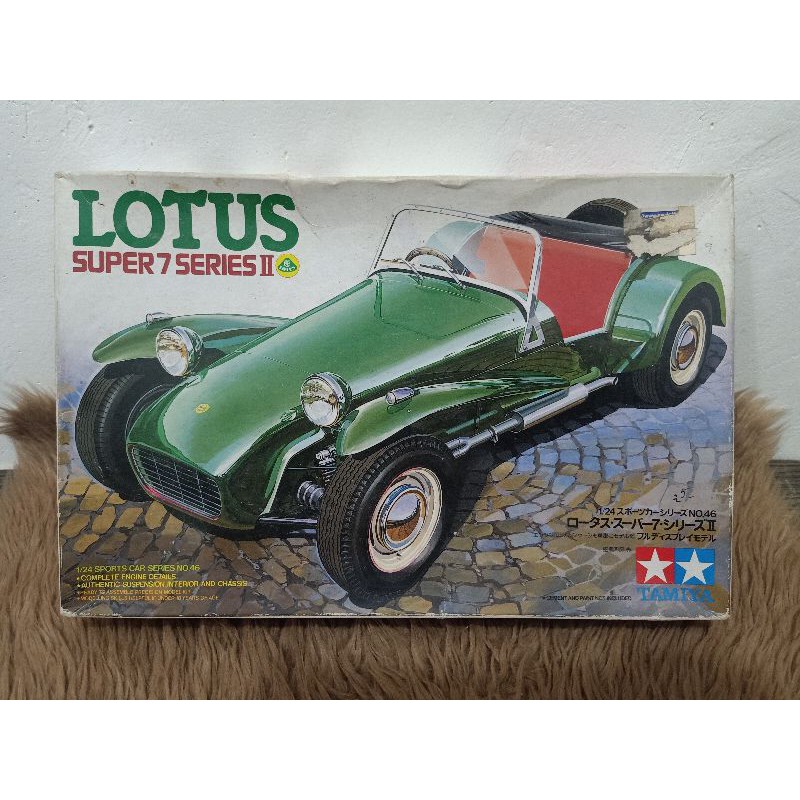 Tamiya Lotus Super 7 Series II 1/24th Scale Car Model Kit | Shopee ...
