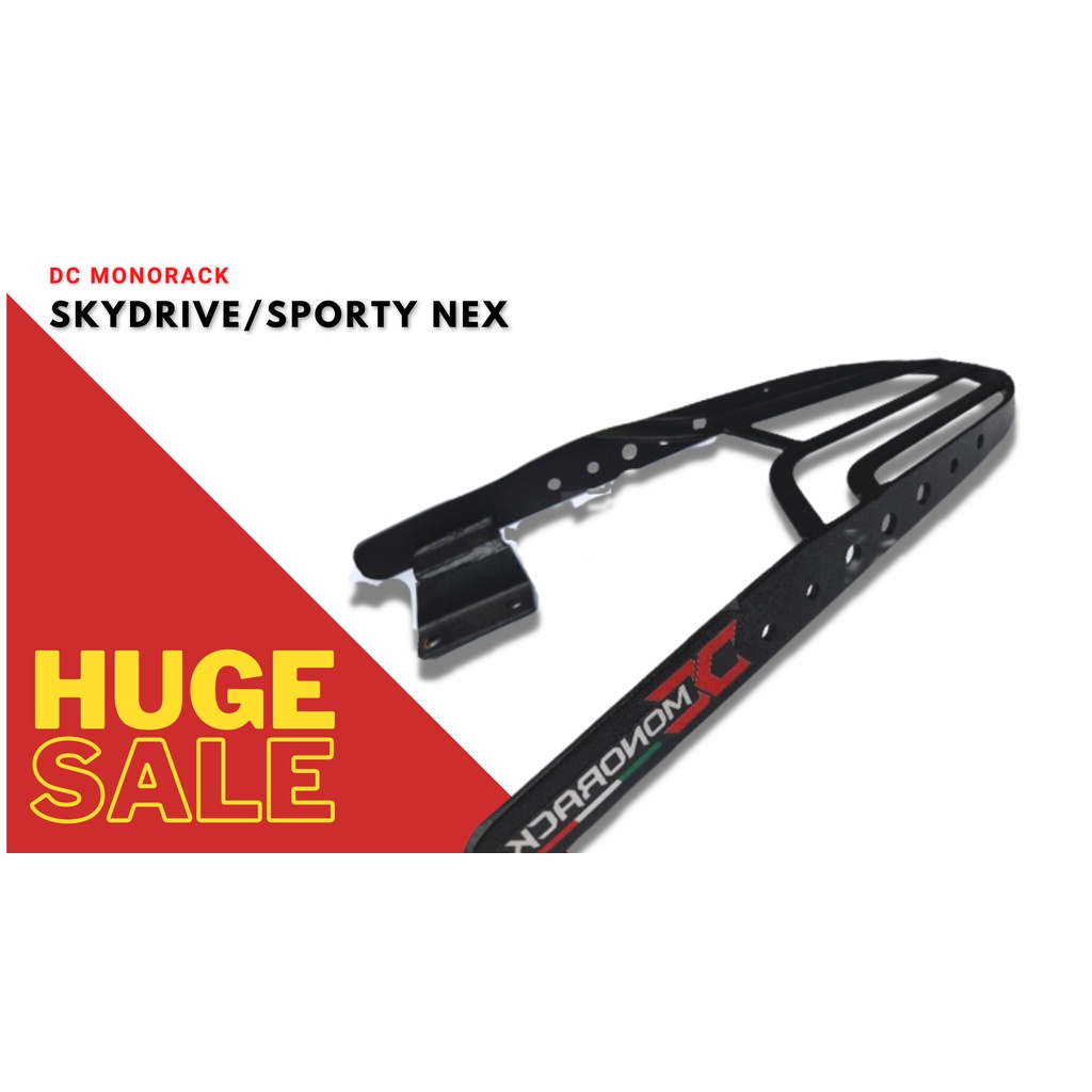 DC MONORACK HEAVY DUTY ALLOY TOP BOX BRACKET FOR SUZUKI SKYDRIVE/SPORTY ...