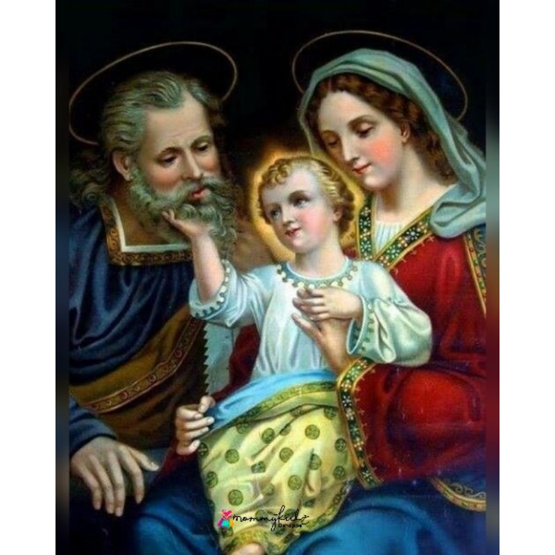 Scripture (A4 SIZE LAMINATED) The Holy Family Poster Wall Home Decor A4 ...
