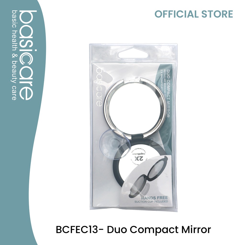 Basicare Compact Mirror, Black Cover With A Diamond BCFEC13 | Shopee Philippines