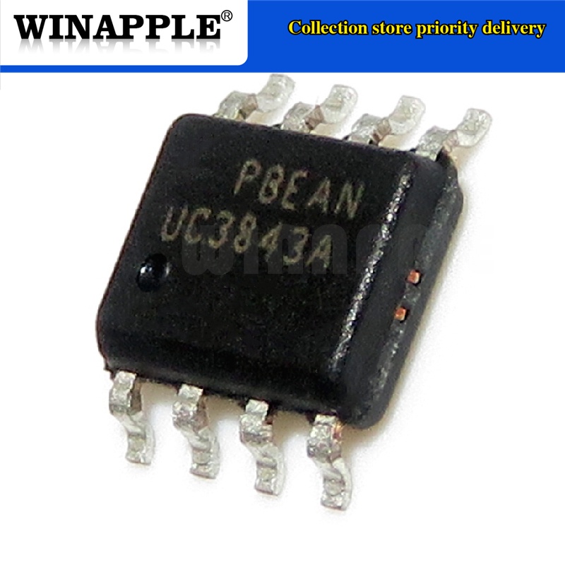 10pcs/lot New UC3843AN UC3843 3843B UC3843A 3843A SOP-8 Switch supply controller IC In Stock ...