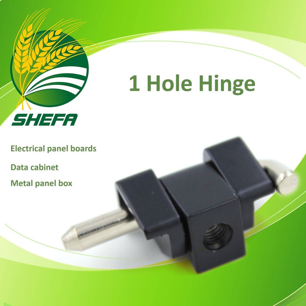 SHEFA 1 Hole Corner Hinge, For Cabinet Door, Black Powder Coating, 1 pc ...