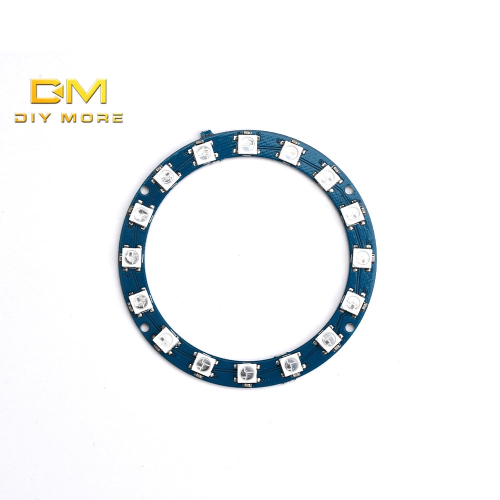 DIYMORE 16-Bit Ws2812 5050 RGB 5V Full Color Highlight Circular Light ...