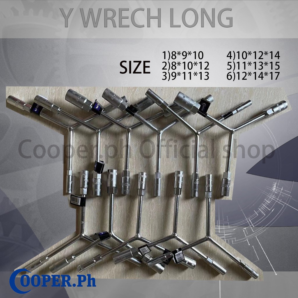 Cooper.ph Y-wrench triangle socket wrench long and short | Shopee ...