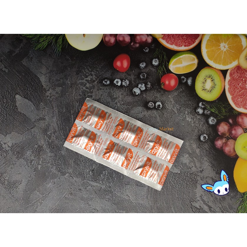 Oxyvit Strip - Multivitamin (vitamin C, E, Betacarotene) | Shopee ...