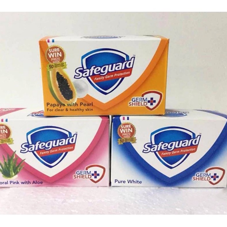 【AJ 2014】Safeguard Family Germ Shield protection Soap 135g | Shopee ...