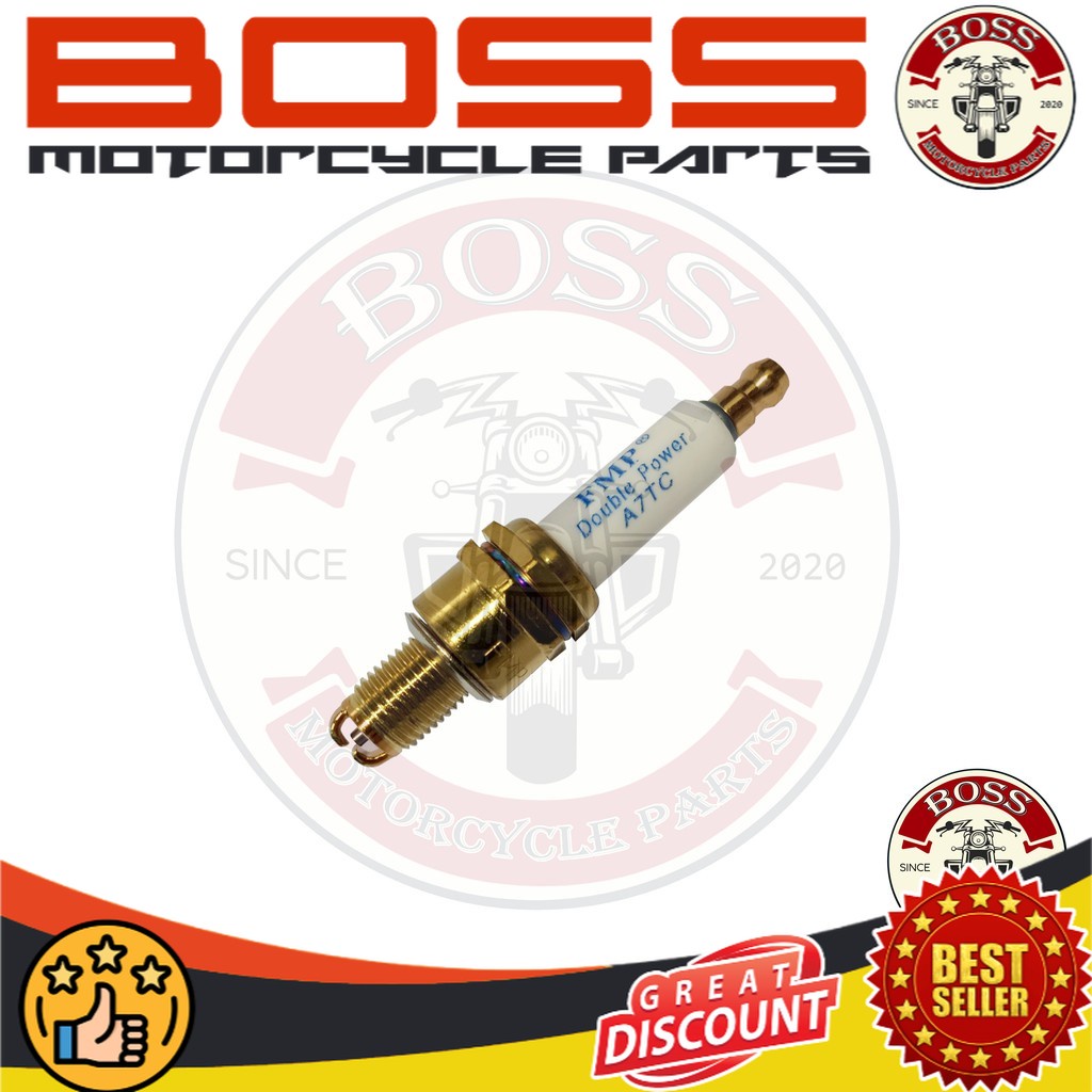 Motorcycle SPARKPLUG DOUBLE POWER (SP-DP) A7TC/D8TC/D6HA/CR8E/D8TC/B8TC ...