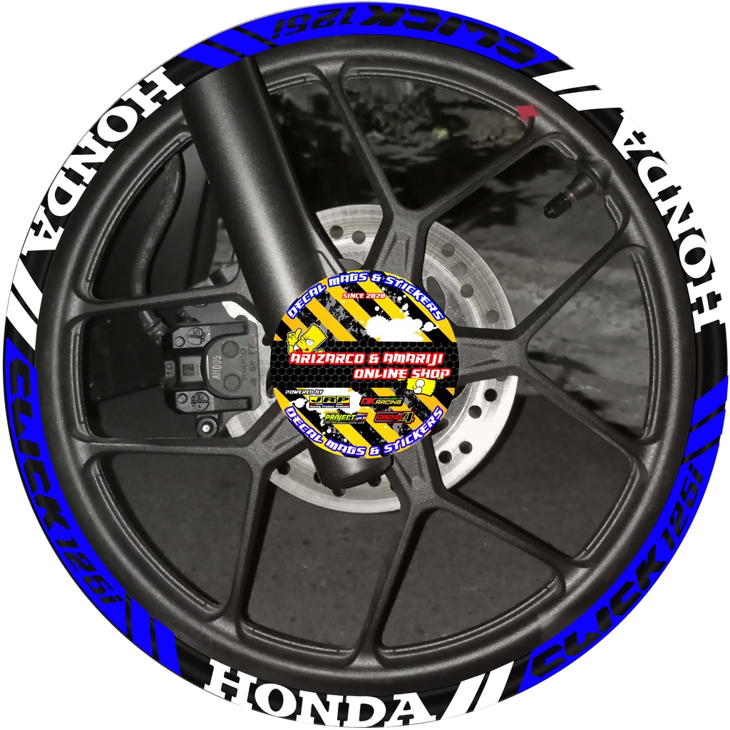 HONDA CLICK 125I NEW DECAL MAG STICKER GOOD FOR 2 MAGS | Shopee Philippines