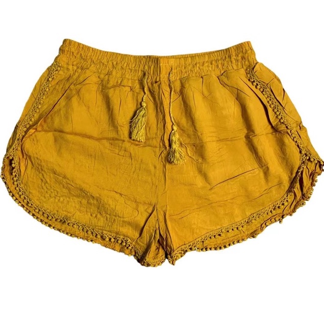 Womens Embroidered Boho Style Shorts #0306# | Shopee Philippines