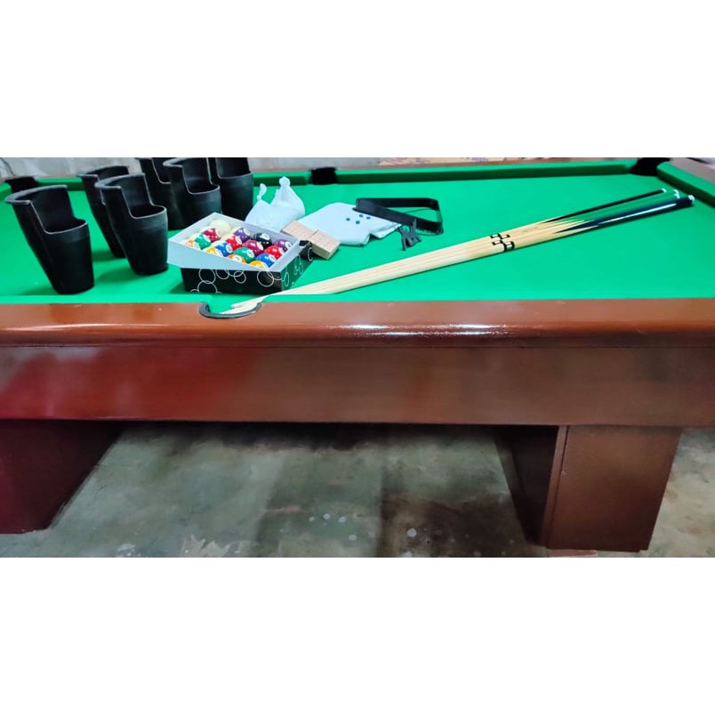 ROMMEL'S BILLIARD TABLE LOCAL MADE STANDARD SIZE WITH ACCESSORIES ...