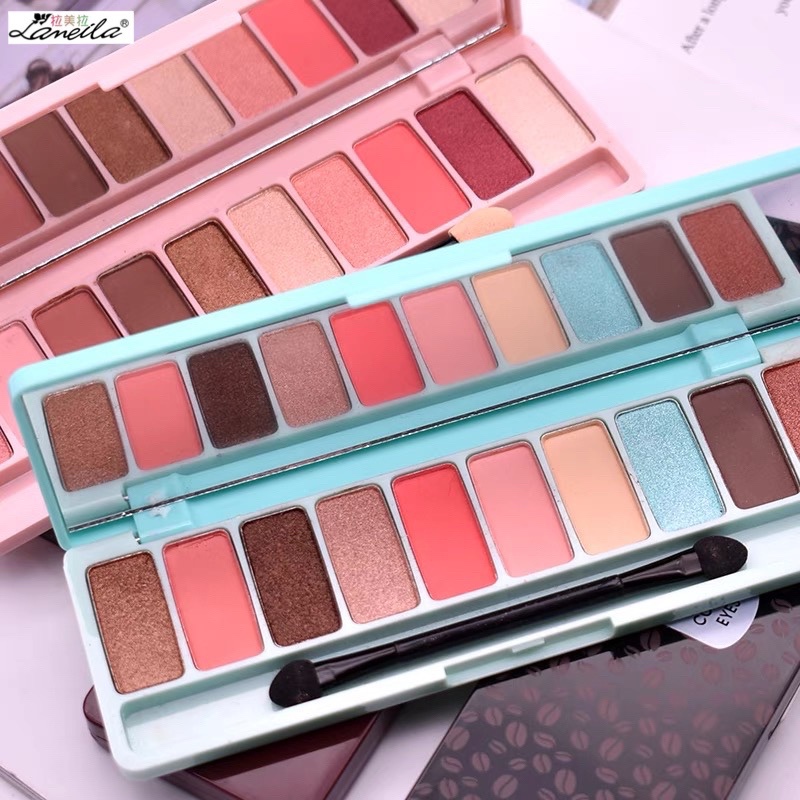 Lameila 10in1 Sakura Pearl Shimmer and Matte Eyeshadow 13g #3596 ...