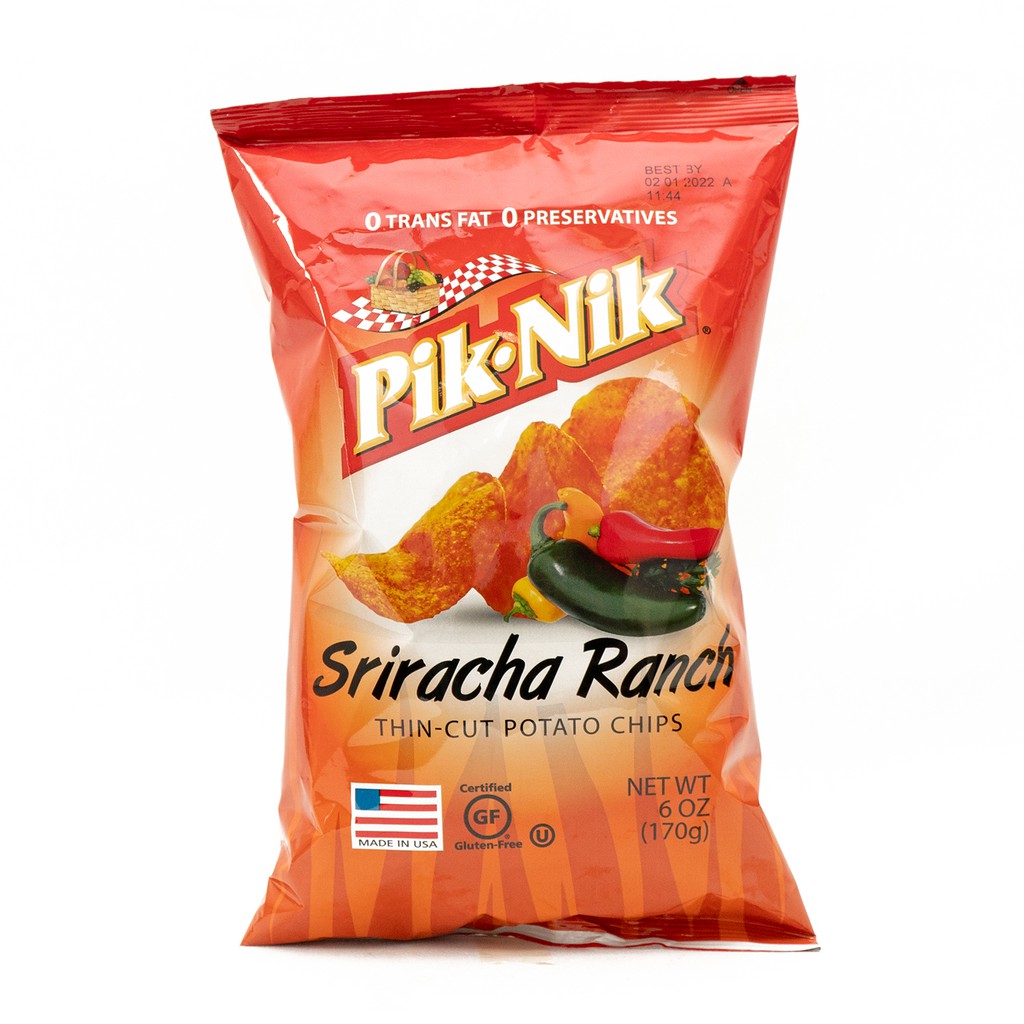 Pik-Nik Sriracha Ranch Potato Chips 170g | Shopee Philippines