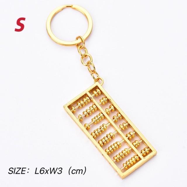 GOLD ABACUS KEYCHAIN | Shopee Philippines