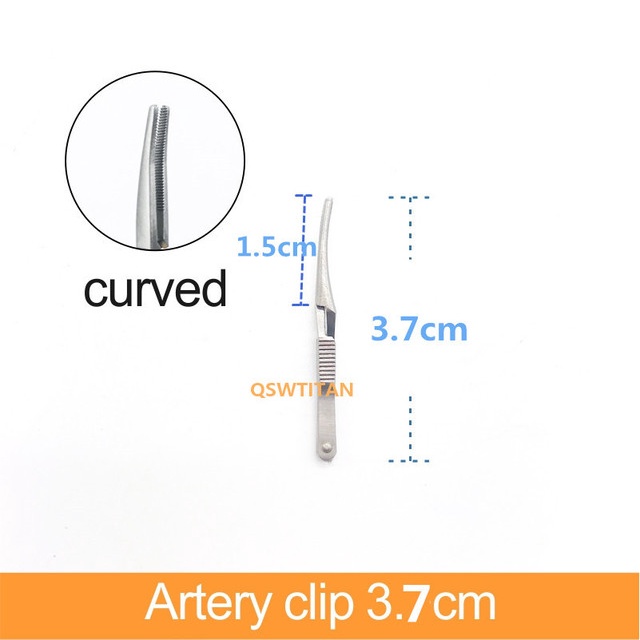 Arterial hemostas Arterial vascular clamping clipper Temporary blocking ...