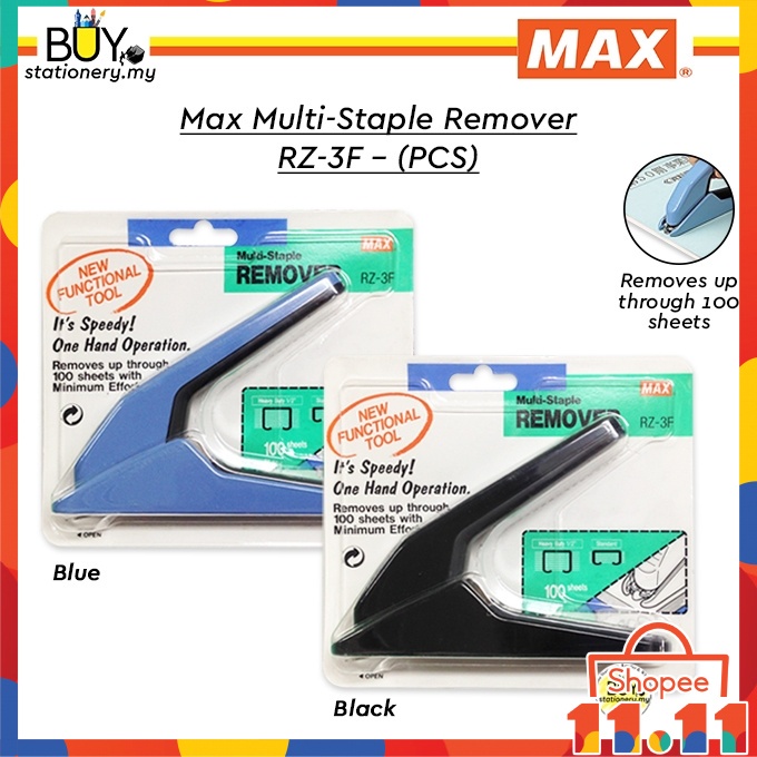 [Shop Malaysia] Max Multi-Staple Remover RZ-3F – (PCS) | Shopee Philippines
