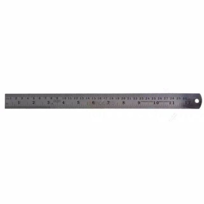 Plain 30cm Iron Ruler (1pc) | Shopee Philippines