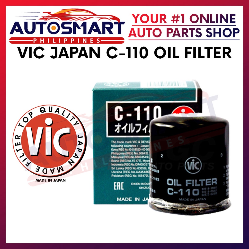 Vic Japan C-110 Oil Filter | Shopee Philippines