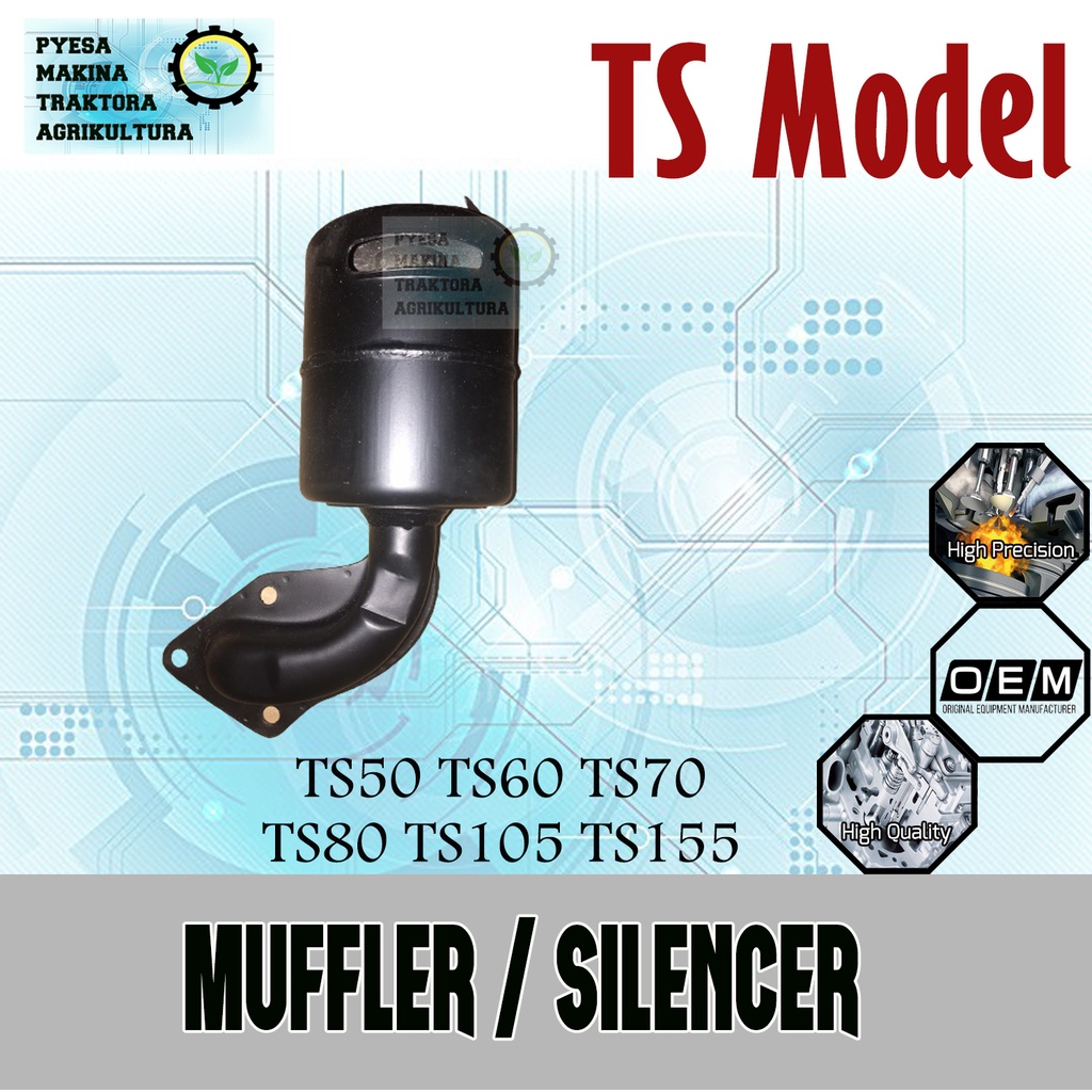 Muffler / Silencer for TS50 TS60 TS70 TS80 TS105 TS155 NS40 NS50 NS60 ...